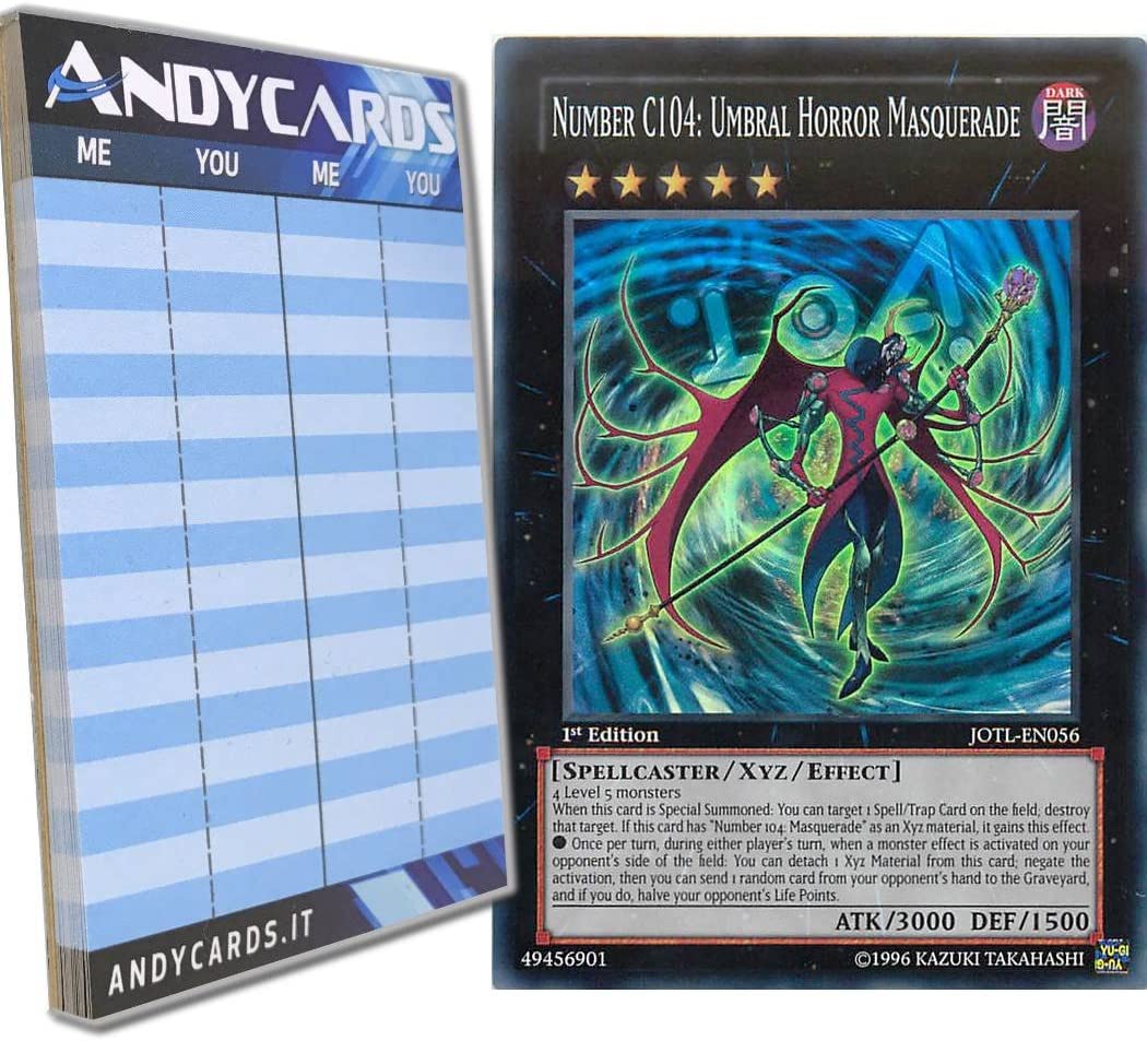 Andycards Yu-Gi-Oh! – NUMBER C104: UMBRAL HORROR MASQUERADE – Super ...