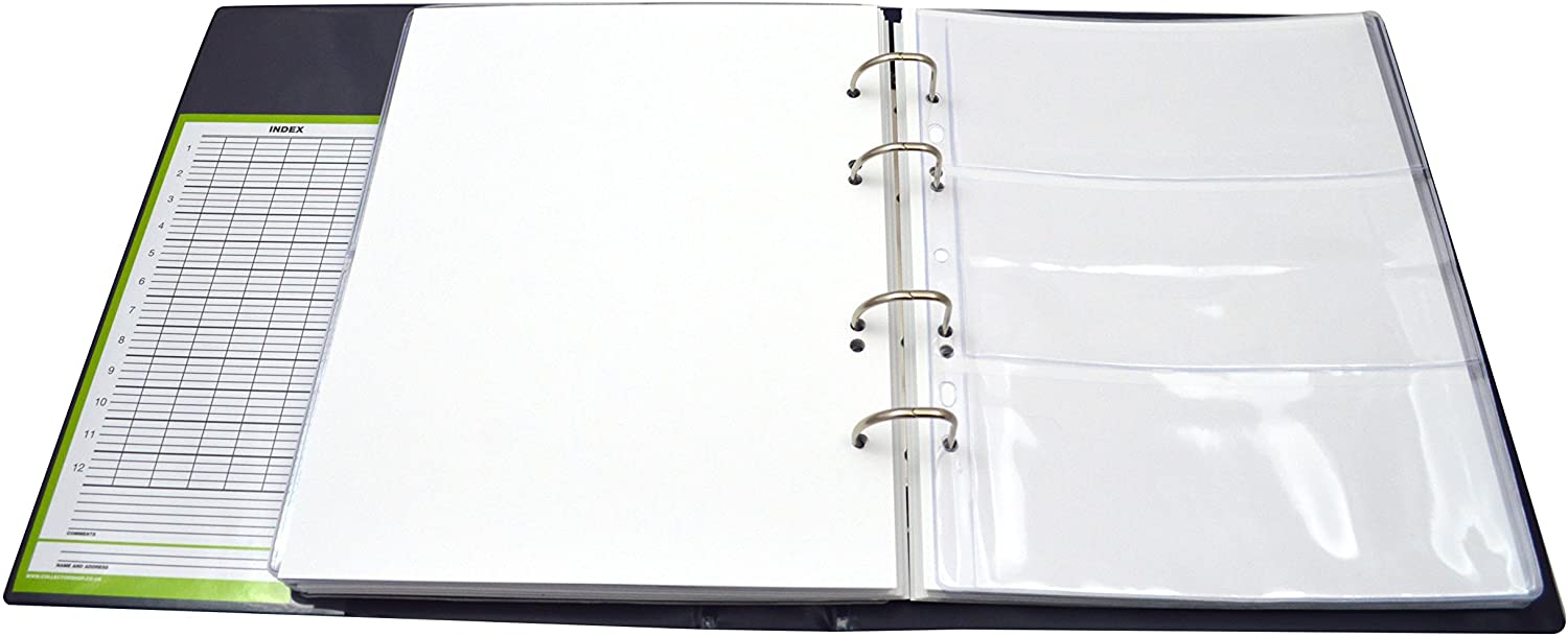 COLLECTOR Banknotes Album Folder Book Notes Banknote with 10 Pages and ...