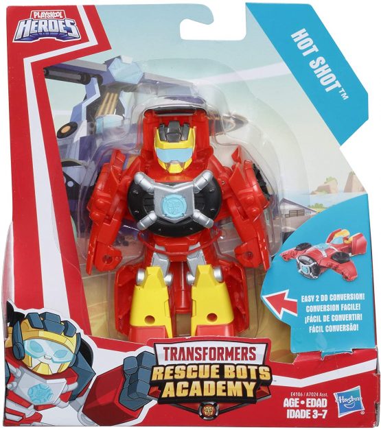 Playskool Heroes Transformers Rescue Bots – Hot Shot Bot Figure – TopToy