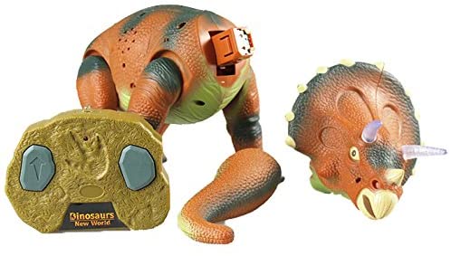 HTUK® RC Remote Control Dinosaur Walks Roars Lights Up Infra Radio ...