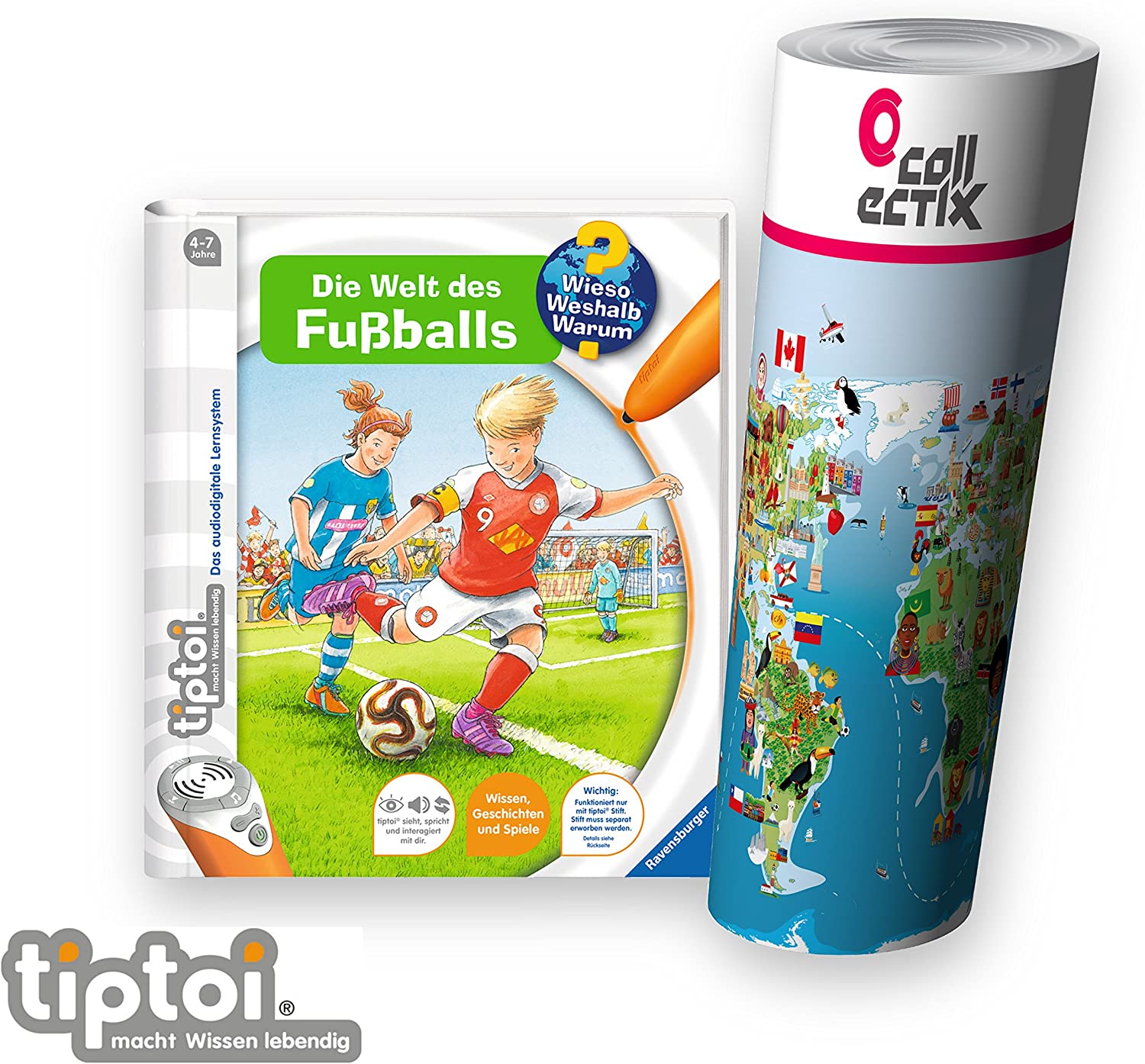Ravensburger tiptoi® Book – The World of Football 4 Years + Children ...