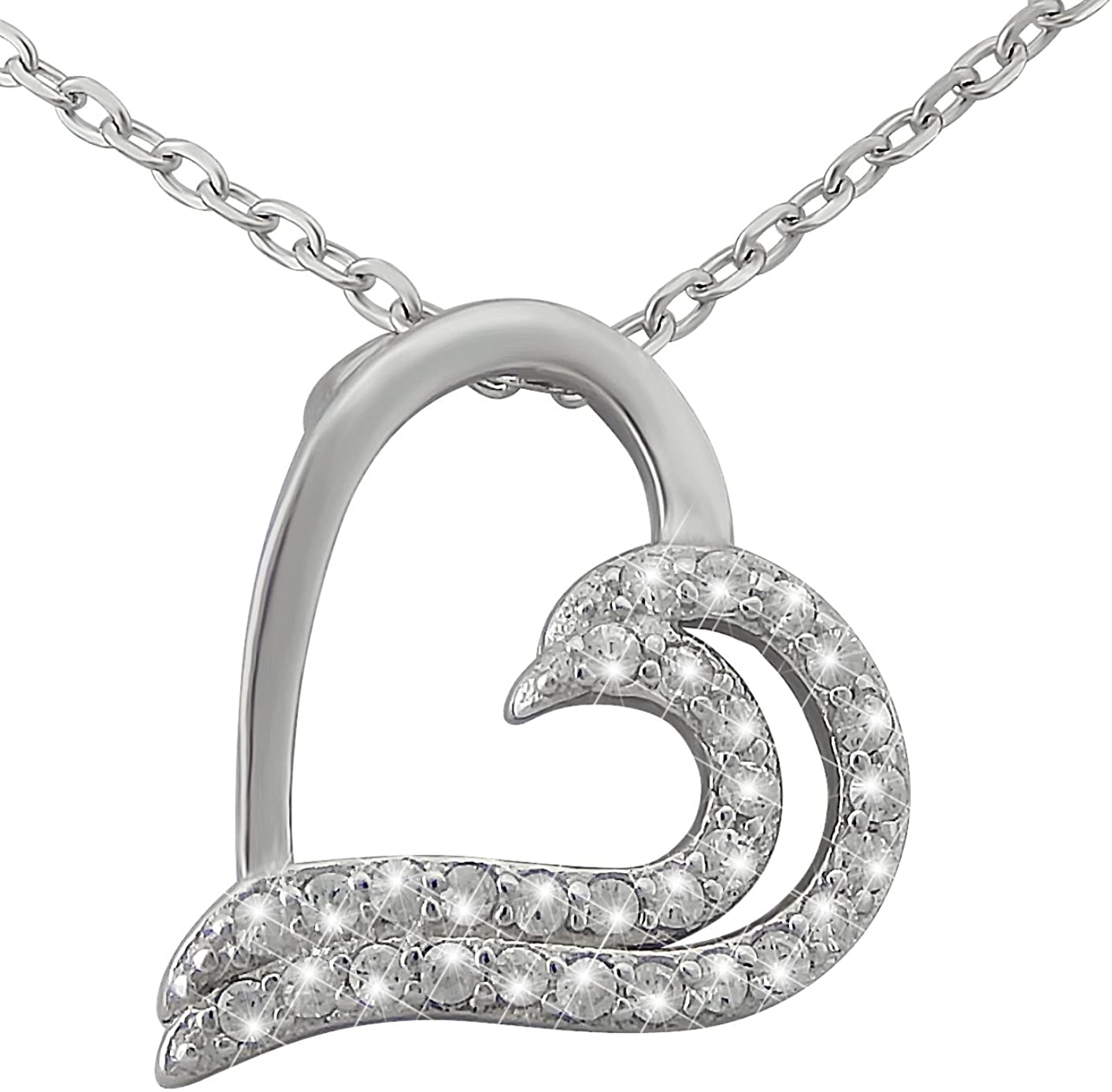 Veuer Chain Made of 925 Silver Rhodium Plated Jewellery For Women’s ...