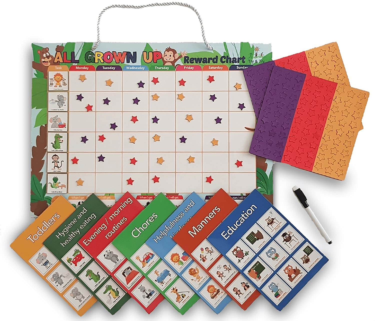 (A HUGE INTRODUCTORY OFFER HALF PRICE) All Grown Up Large Reward Chart ...
