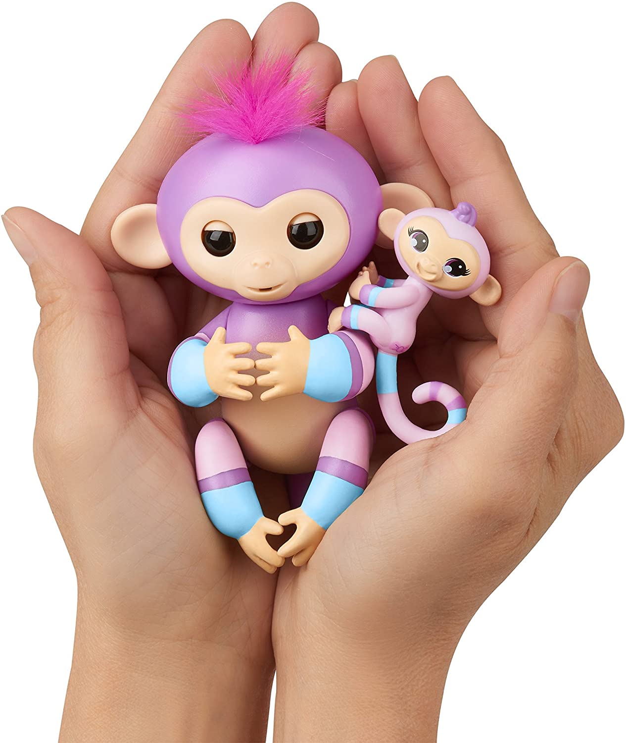 Fingerlings Baby Monkey BFFs – Violet (Mauve) & Hope (Mini ...