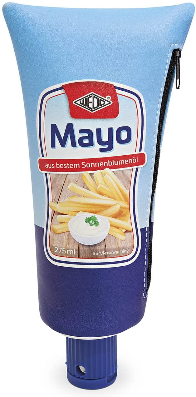 Wedo Mayo Tube 2426469903 Pencil Case with Zip and Integrated Sharpener ...