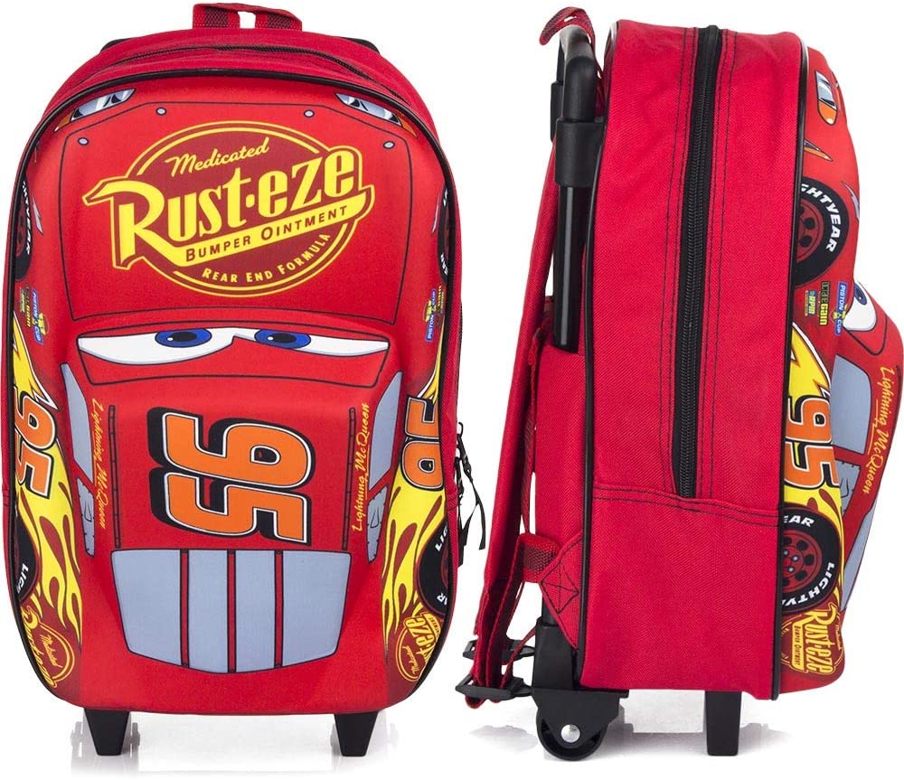 Générique Cars 3 Boy Wheeled Bag backpack 3D 31 cm – TopToy