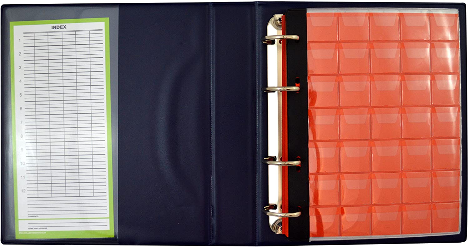 Collector Coin Album IN CASE for 221 mix sizes coins from small till ...