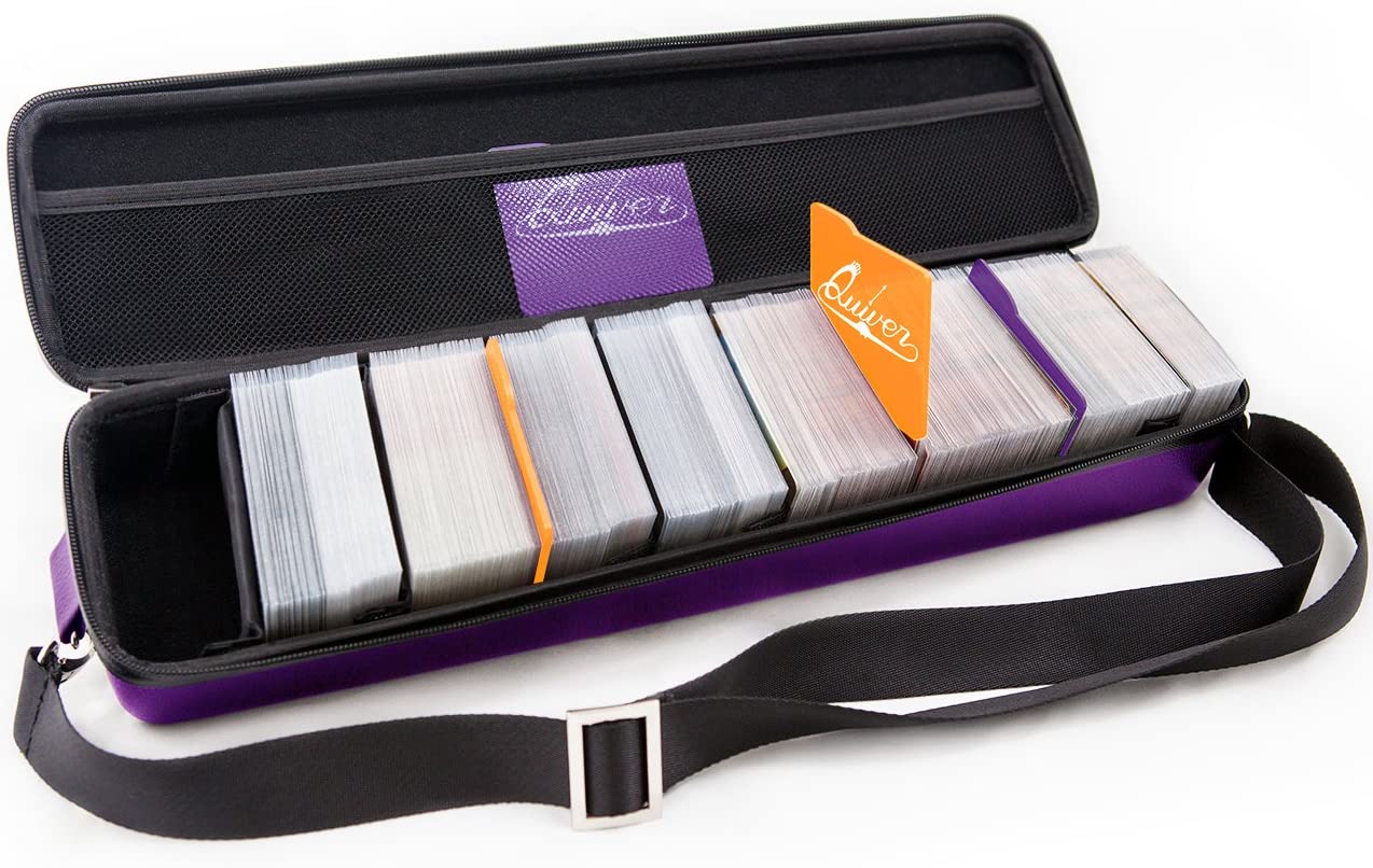 Quiver Time Purple Quiver Collector Card Carrying Case – Card/Deck ...