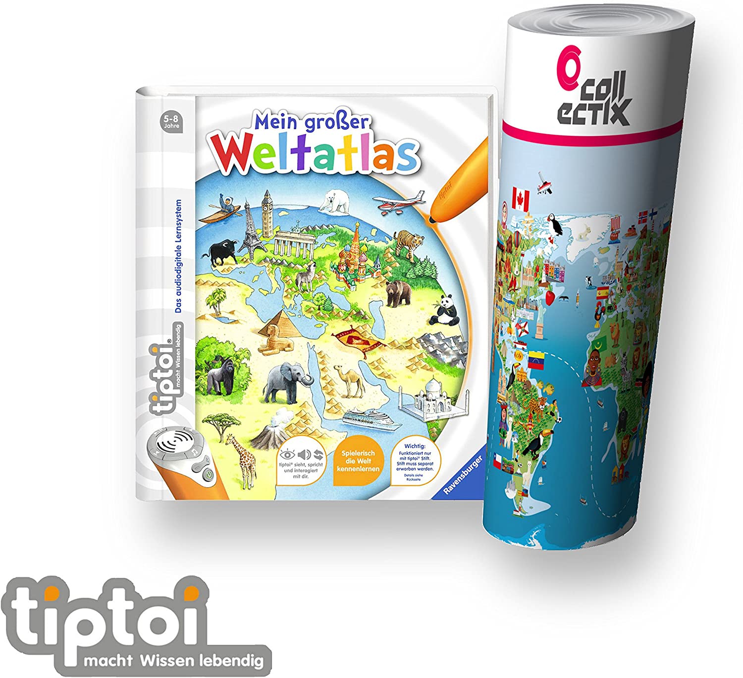 Collectix Ravensburger tiptoi ® Book, Atlas | My Big World Atlas ...