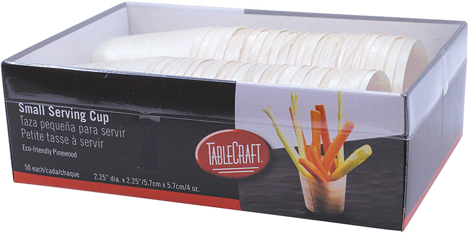 TableCraft Small Disposable Serving Cup, 2.5 x 2.5 (50 per Pack) – TopToy