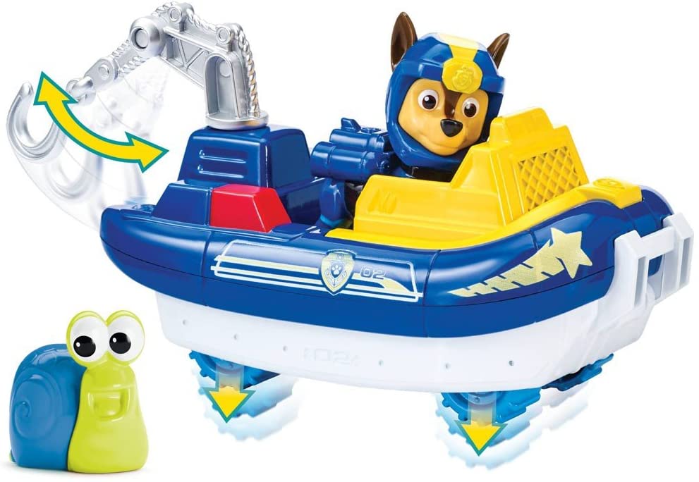 PAW PATROL Sea Patrol – Chase’s Transforming Vehicle and Snail Sea ...