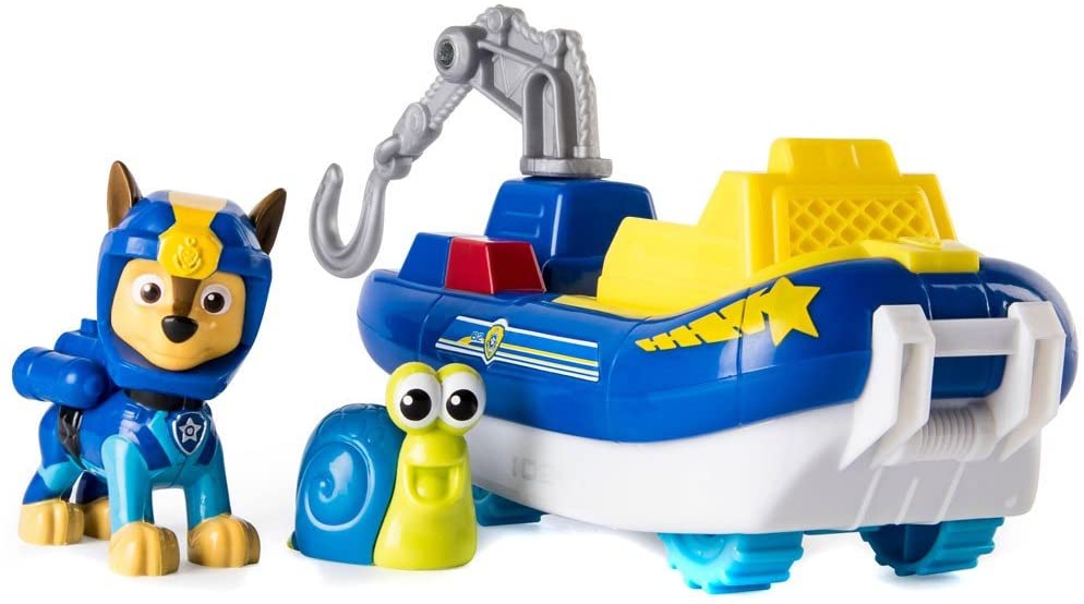 PAW PATROL Sea Patrol – Chase’s Transforming Vehicle and Snail Sea ...