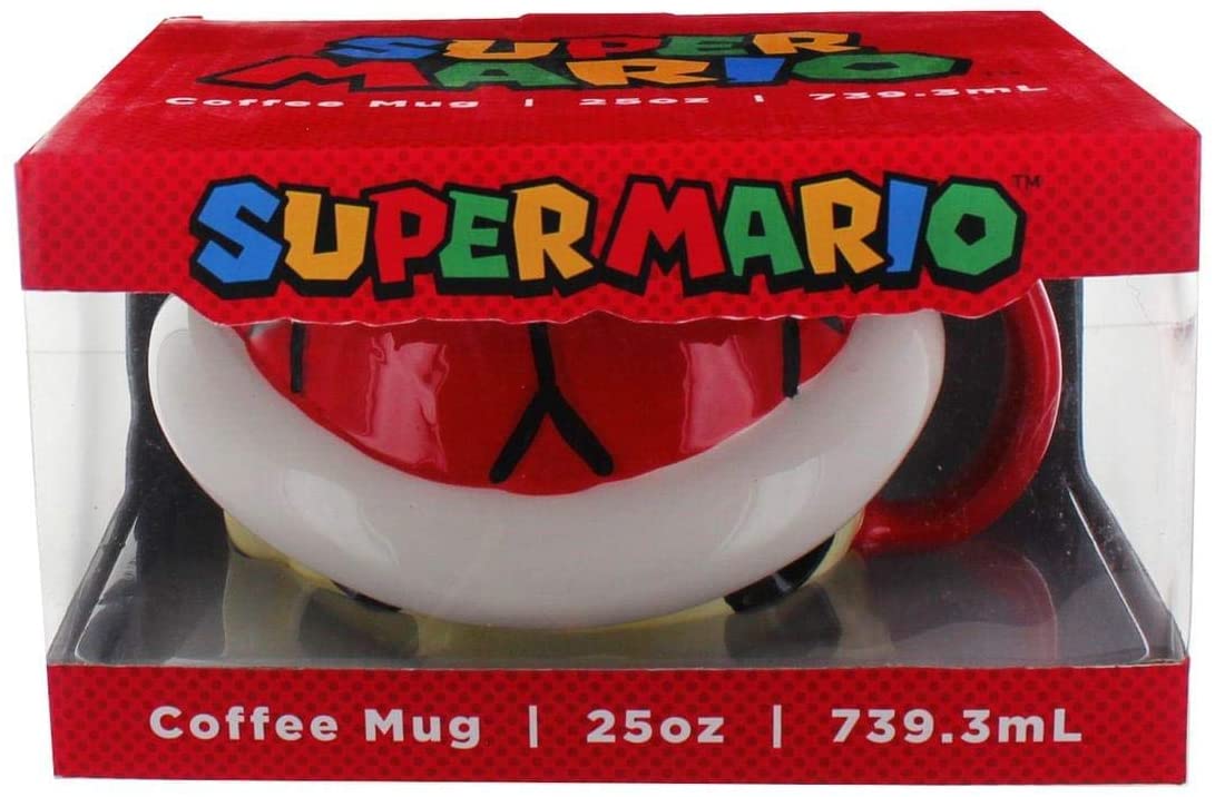 Nintendo Super Mario Bros. Koopa Paratroopa Red Shell Molded Mug – TopToy