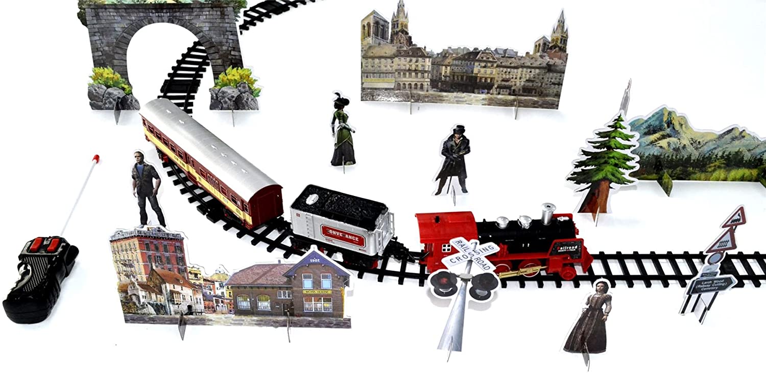 SHINE LARGE REMOTE CONTROLLED TRAIN SET- REALISTIC SIMULATION TRAIN ...