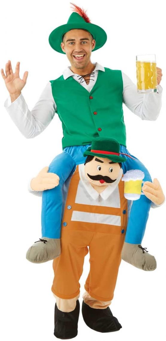 Fun Shack Adults Bavarian Lift Me Up Costume Mens Novelty Oktoberfest ...