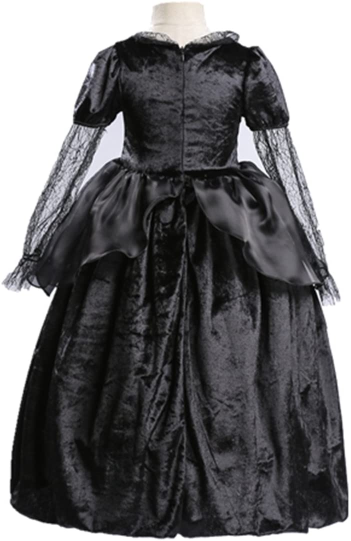 ELSA & ANNA UK Girls Vampire Princess Halloween Party Dress Outfit ...