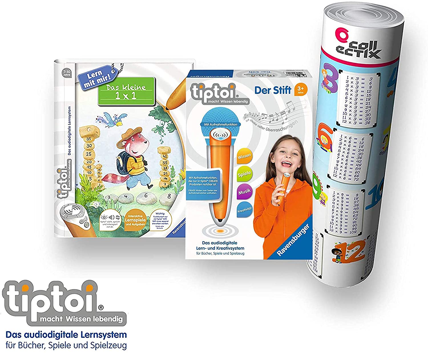 tiptoi Ravensburger Book Das kleine 1 x 1 – Lern mit Mir! + 008018 The ...