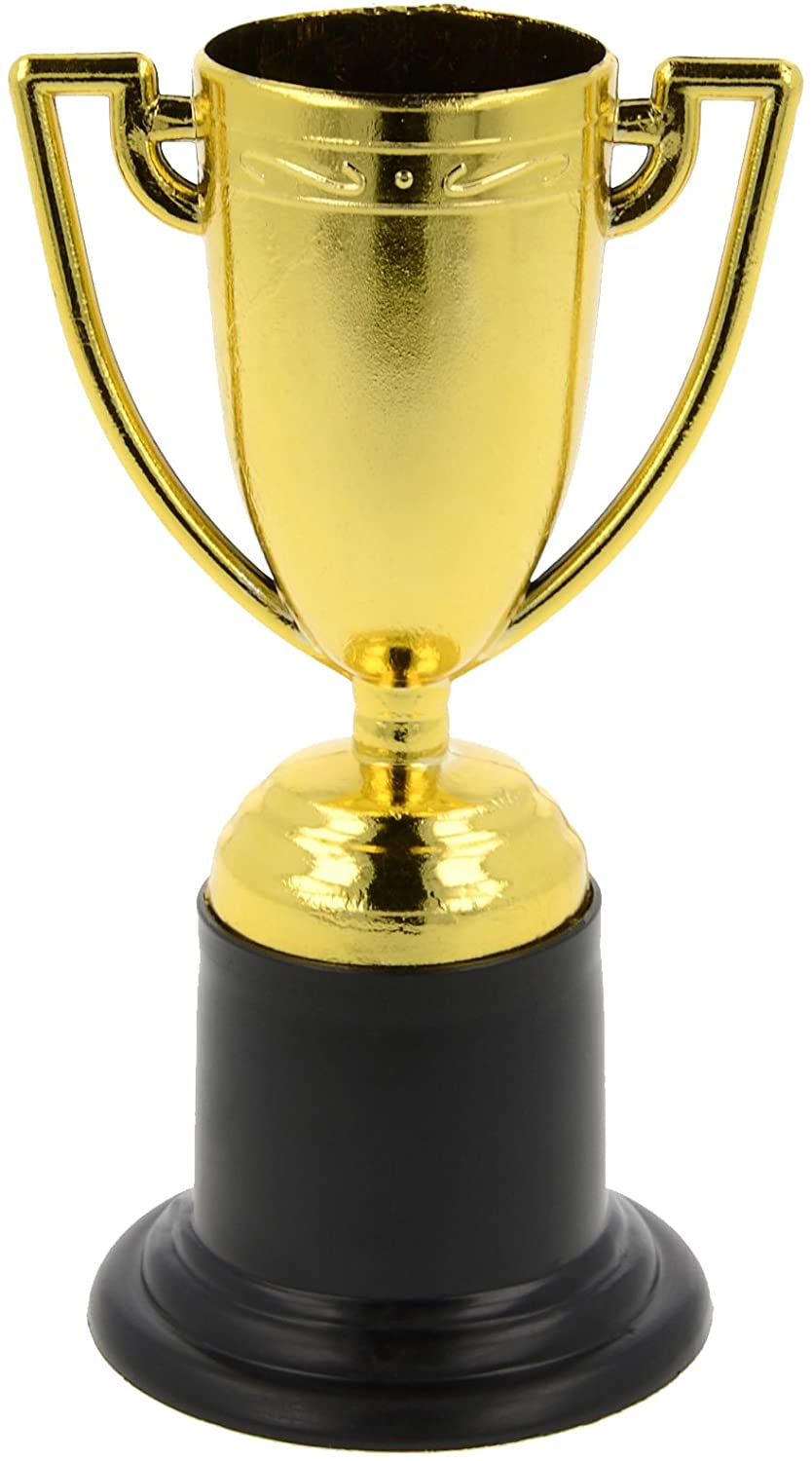 Storm&Lighthouse Gold Plastic Medals and Gold Plastic Trophies – Party ...