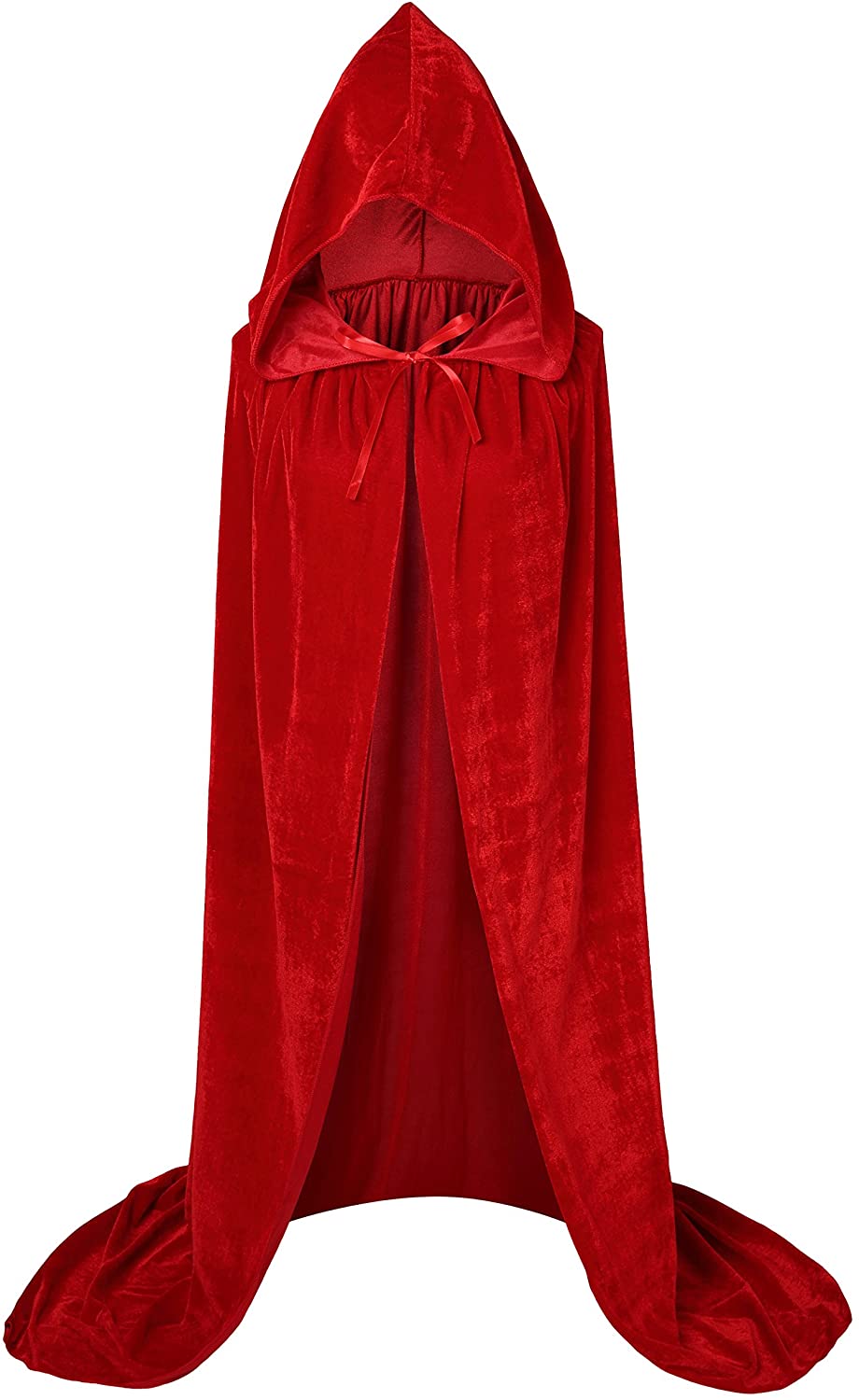 VGLOOK Unisex Extra Long Hooded Velvet Christmas Halloween Costumes ...