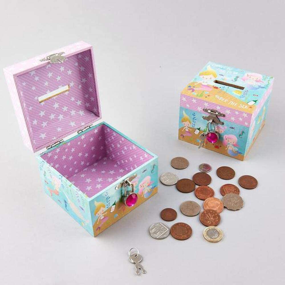 Floss & Rock Lockable Mermaid Money Box – TopToy