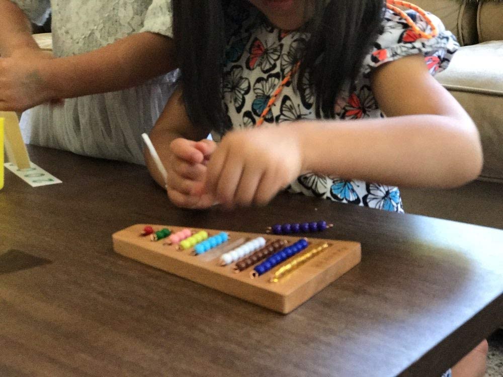 Montessori 1-10 Bead Stair with Holder – Montessori Math Manipulatives ...