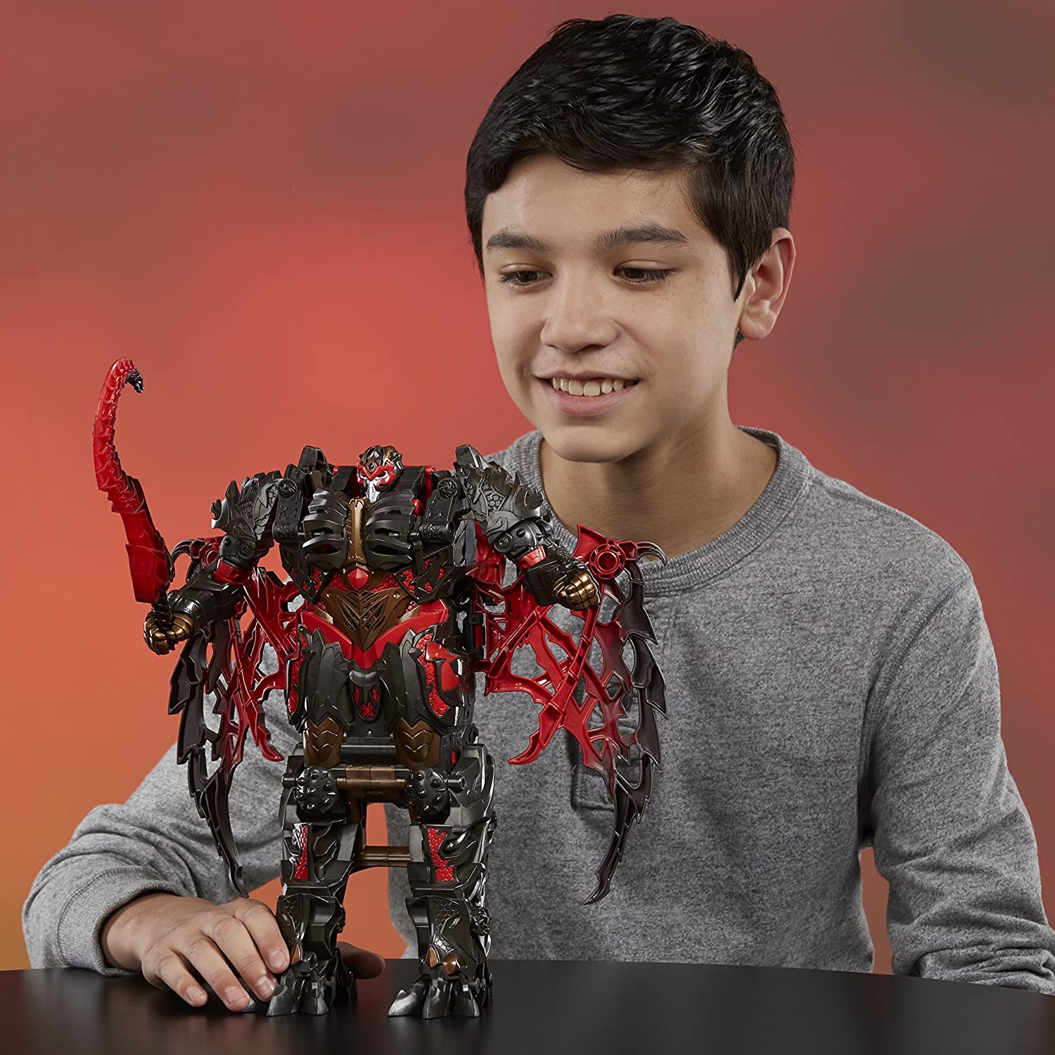 TRANSFORMERS: The Last Knight Mega 1-Step Turbo Changer Dragonstorm ...