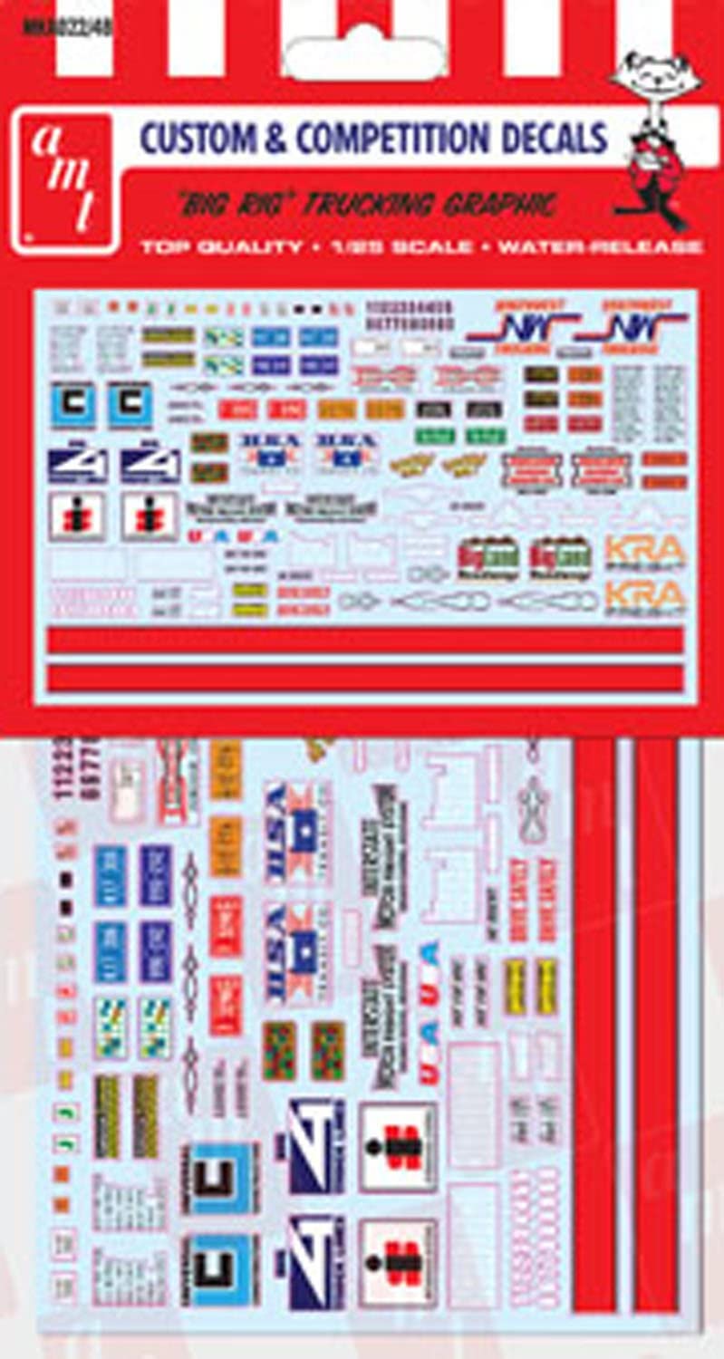 AMT MKA022 1:25 Big Rig Trucking Graphics Decal Set – TopToy
