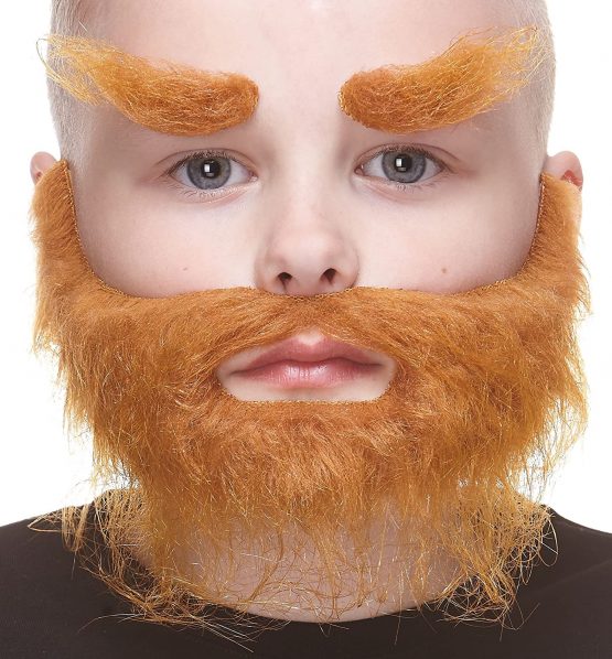 Mustaches Self Adhesive, Novelty, Small, Realistic Traper Fake Beard ...