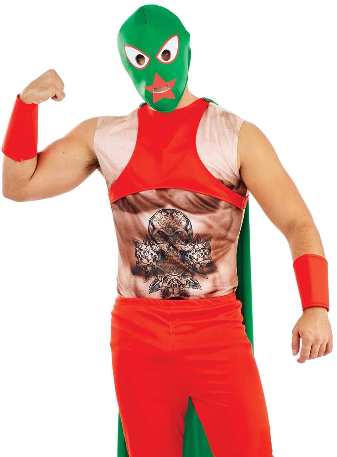 Fun Shack Mens Mexican Wrestler Costume Adults Nacho Libre luchador ... Fun Shack Mens Mexican Wrestler Costume Adults Nacho Libre luchador ...
