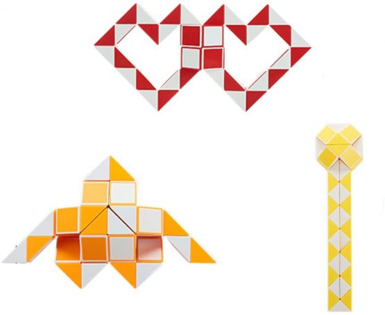 MZStech Magic Snake Twist Puzzle Twisty Toy Collection 48 Wedges Magic ...