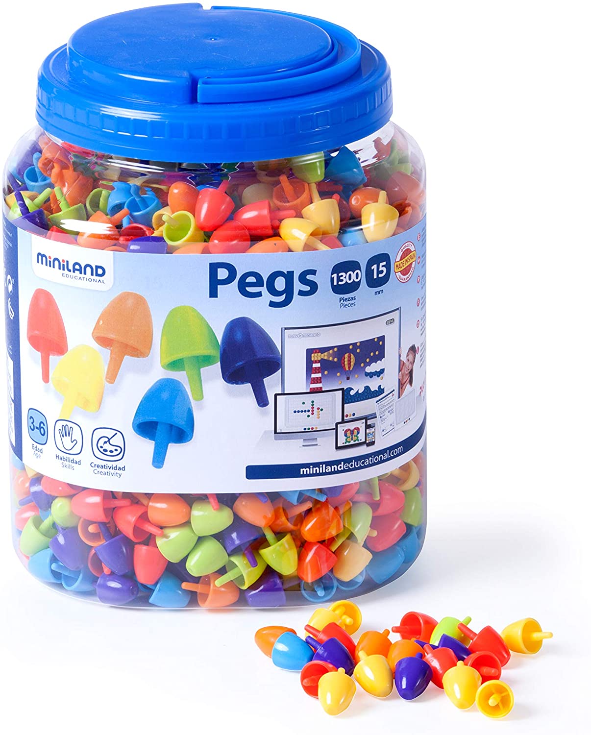 Miniland Miniland31848 Toy, Multi-Color – TopToy