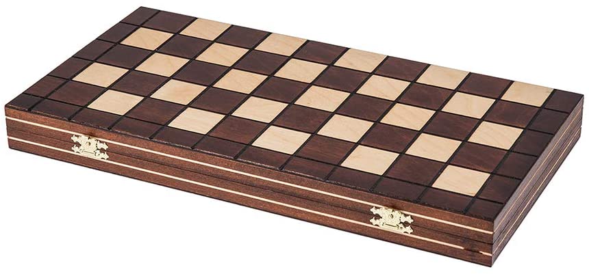 SQUARE – Wooden Checkers Set – 100 Fields – 40 x 40 cm – Draughts Game ...