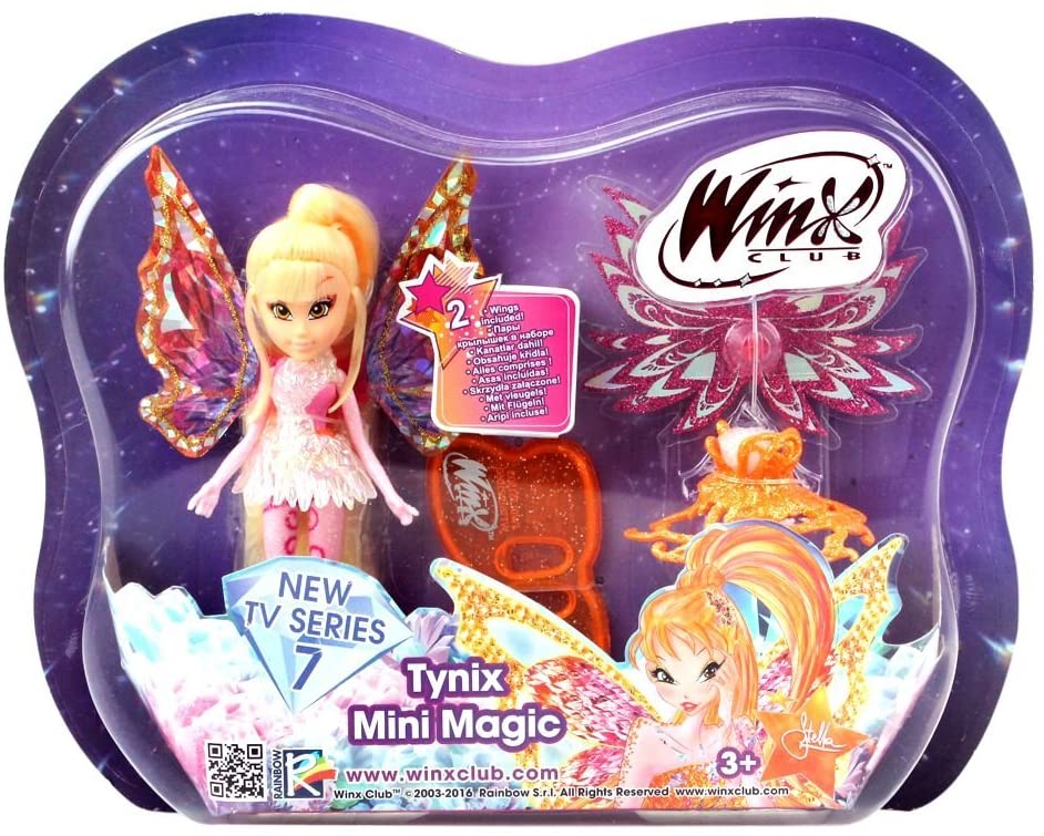 Winx Club Stella | Tynix Mini Magic Doll Fairy with Transformation 12 ...