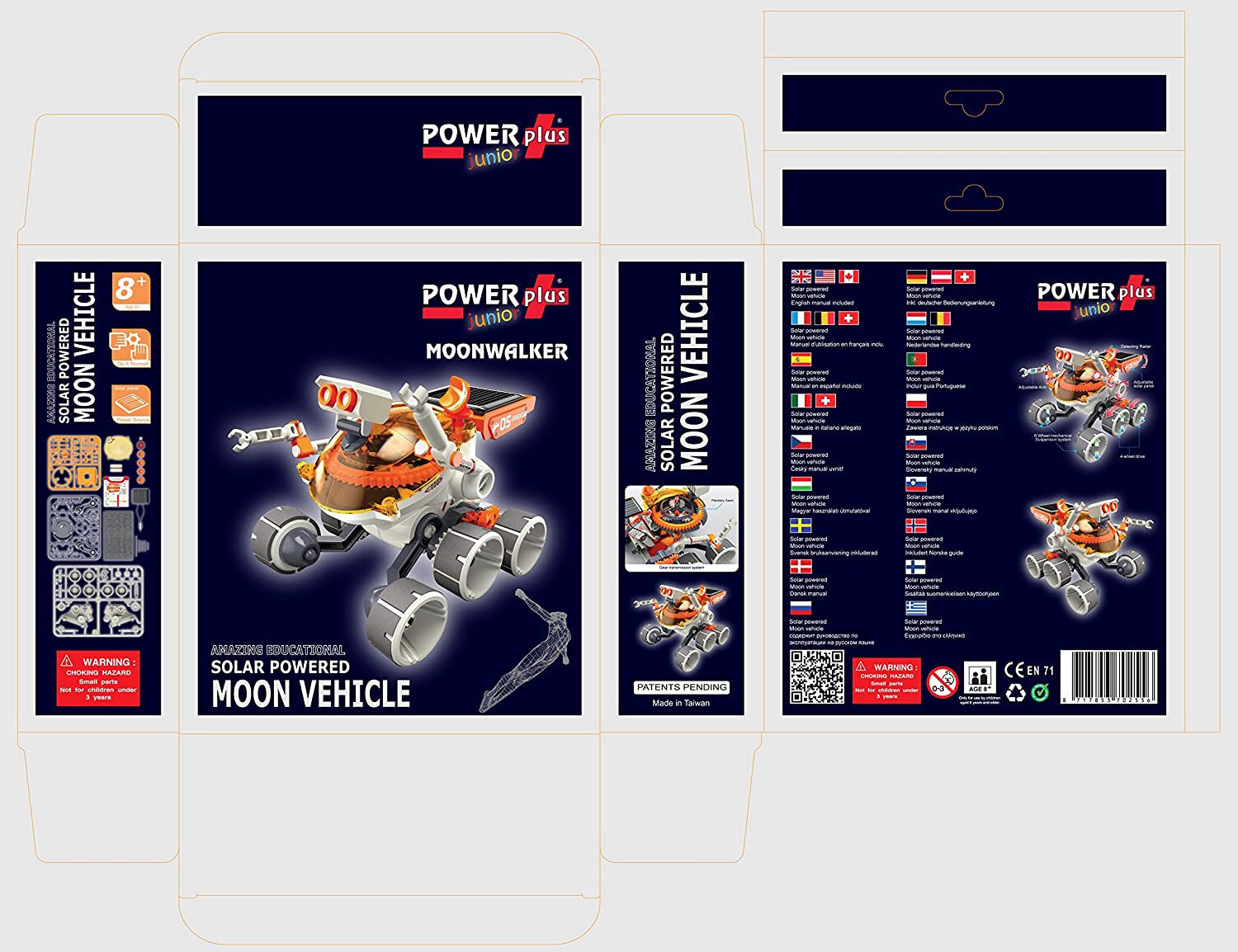 POWER plus MoonWalker Solar Powered Moon Vehicle Toy Kit – TopToy