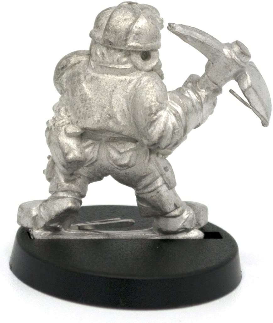 Stonehaven Dwarf Miner Miniature Figure for 28mm Table top Wargames ...