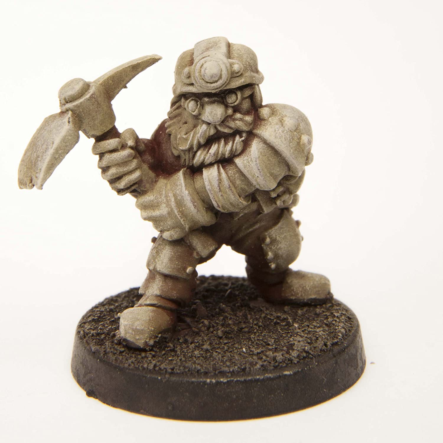 Stonehaven Dwarf Miner Miniature Figure for 28mm Table top Wargames ...