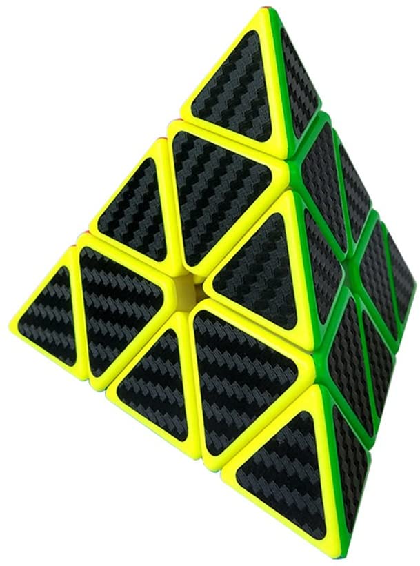 Wings of wind – Pyraminx Speed Magic Cube Carbon Fiber Sticker Cube 3×3 ...