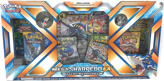 Pokemon TCG Mega Sharpedo-EX Premium Collection – TopToy