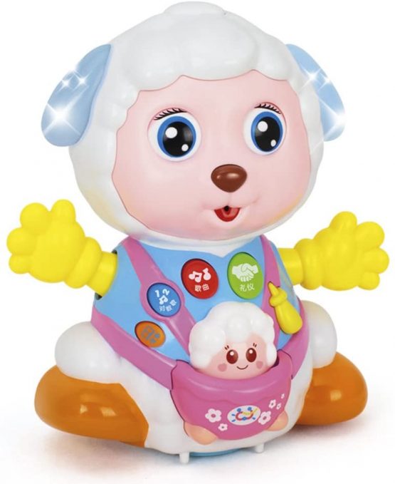 SUNKCCI Interactive Electric Pets Sheep Musical Baby Toy ,Record and ...