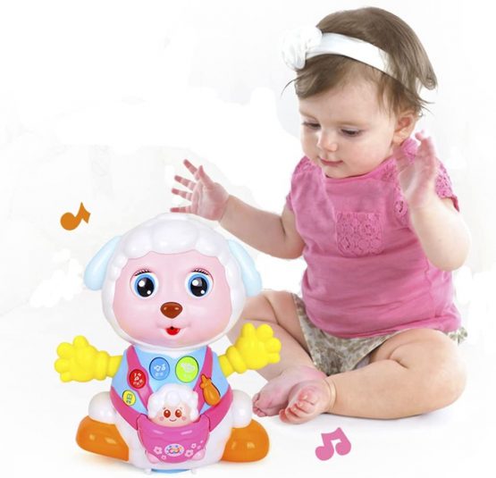 SUNKCCI Interactive Electric Pets Sheep Musical Baby Toy ,Record and ...