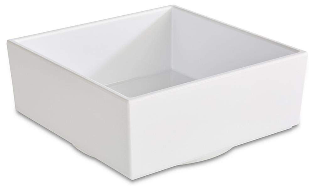 APS Melamine Bento Box – Asia Plus 7.5 x 7.5 x 6.5 cm, Interior: White ...
