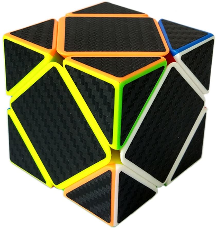 EasyGame Skewb Cube, Fiber Sticker Skewb Speed Cube Puzzle Cube – TopToy