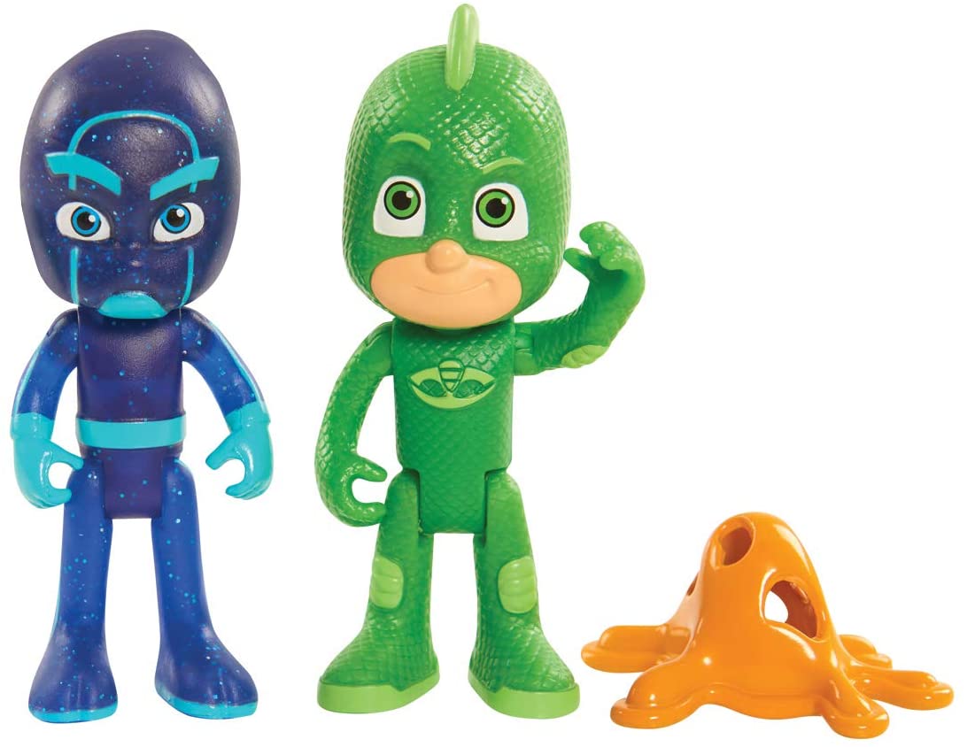 JP PJ Masks JPL24813 PJ Masks Gekko and Night Ninja Light up Figure Set ...