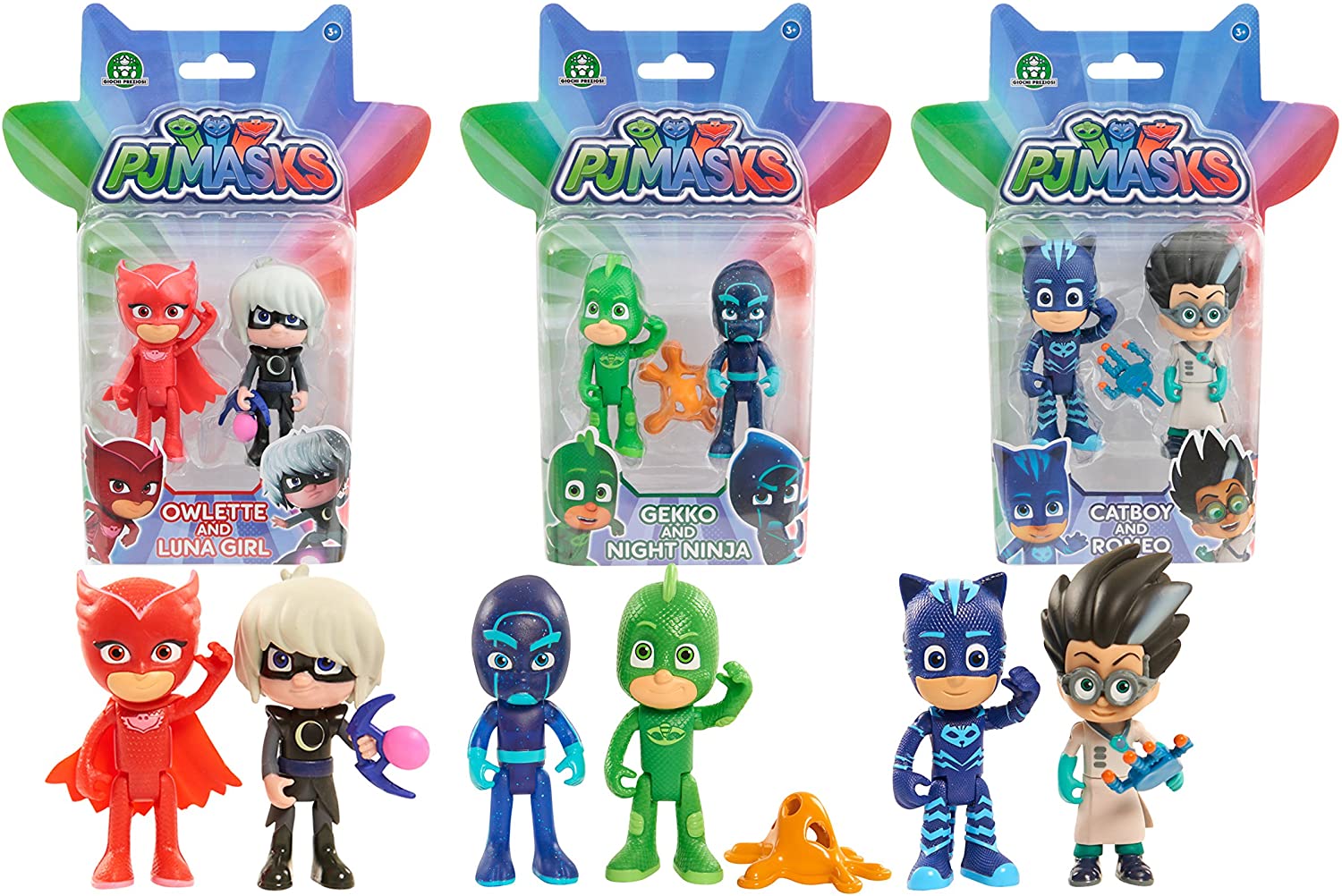 PJ MASKS – GIOCHI PREZIOSI – Pair of Toy Figures of the characters of ...