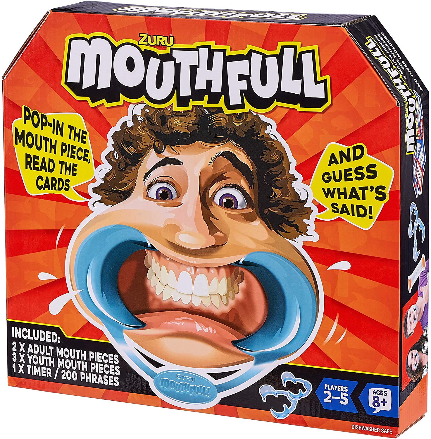 ZURU 28162 Mouthfull Family Party Game with Mouthpieces – TopToy