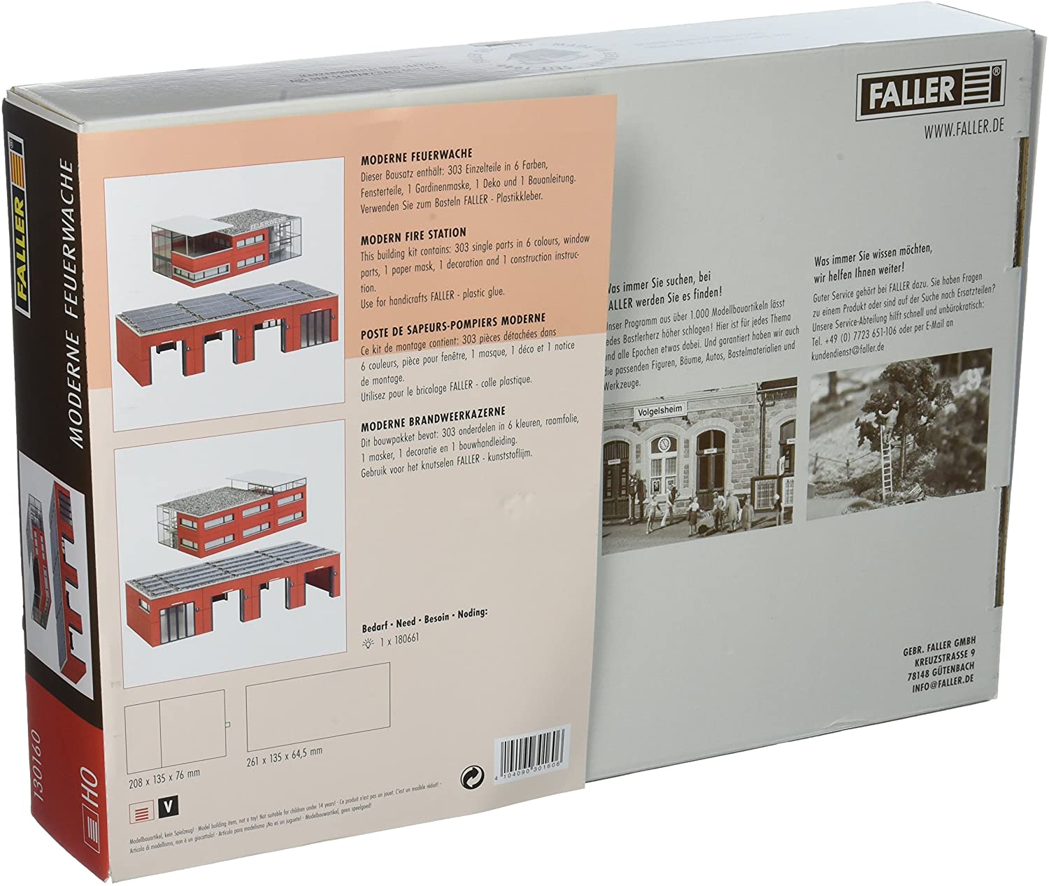 Faller FA 130160 Modern fire Station – TopToy