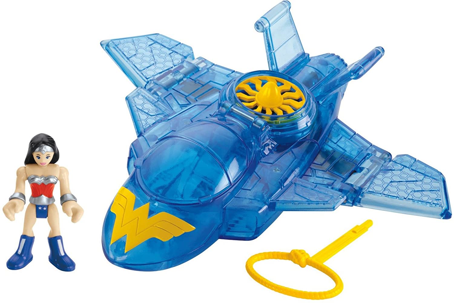 Fisher-Price DC Super Friends Imaginext Wonder Woman & Invisible Jet ...