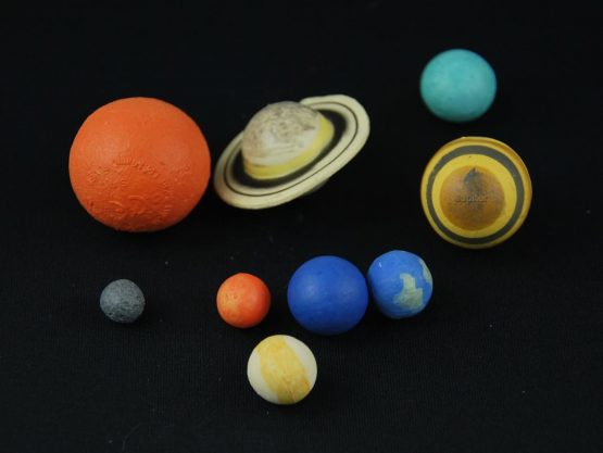 Miniblings 9 pcs Planet Figure Figures figurines Monoblocks Rubber ...