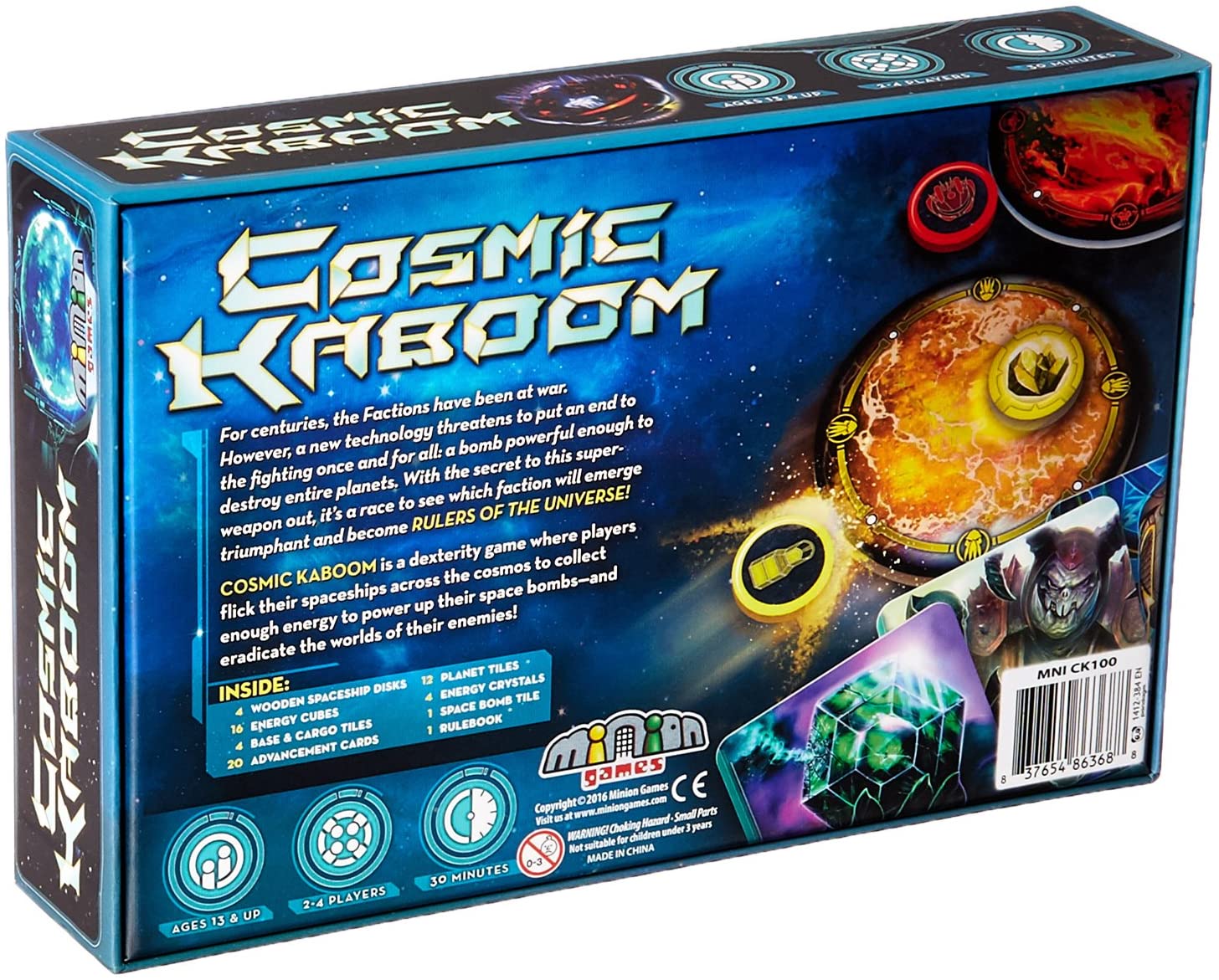Minion Games MIGCK100 Cosmic Kaboom Board Game – TopToy