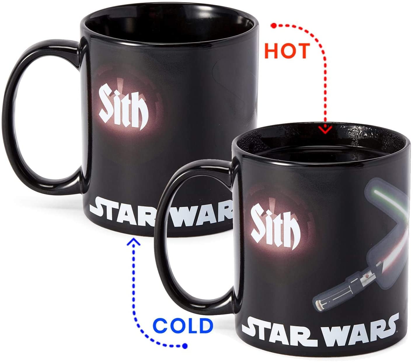 Star Wars Jedi/ Sith 20oz Heat Reveal Ceramic Coffee Mug – TopToy